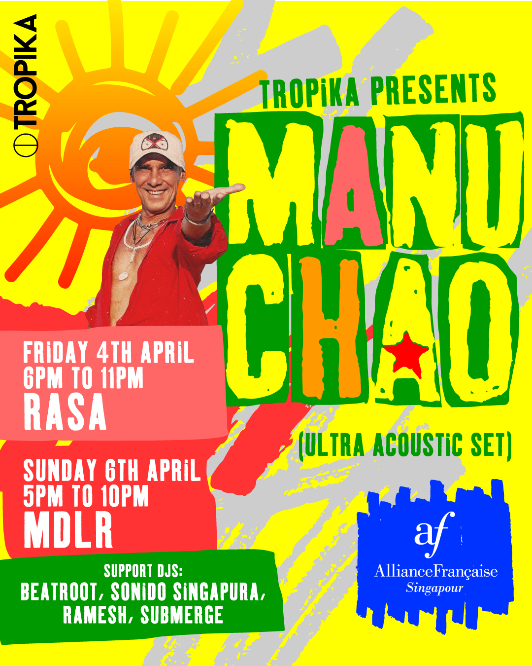 Rasa | Tropika presents Manu Chao (Ultra Acoustic Set)